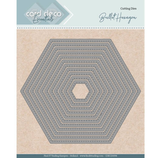 CDECD0094 Card Deco Essentials - Nesting Dies - Bullet Hexagon ...
