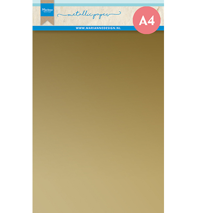 Marianne Design - Metallic Paper A4 - Gold Knutselkraam.com