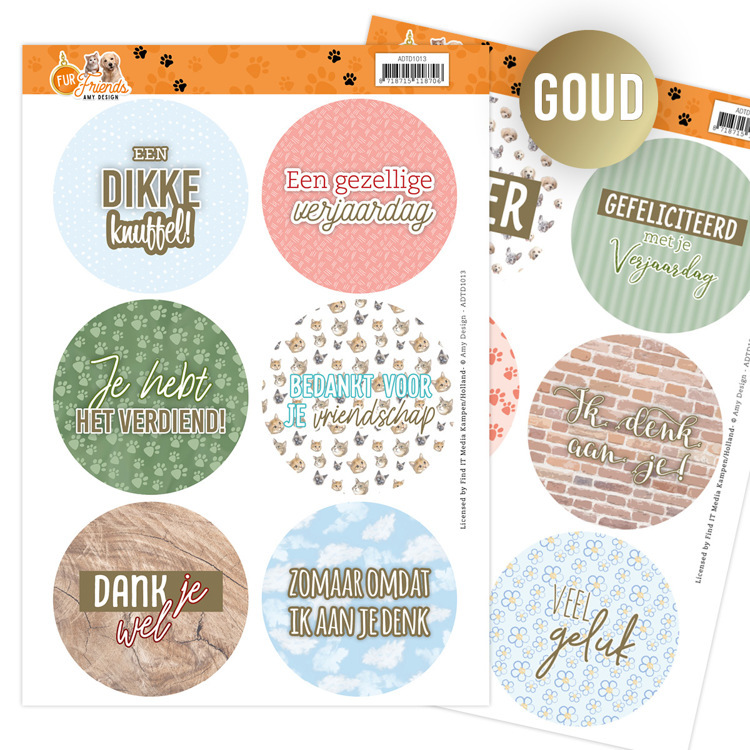 Tekst Designs - Amy Design – Fur Friends Knutselkraam.com