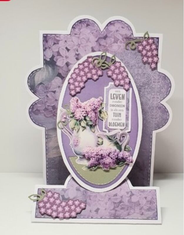 CDEST024 Stencil - Card Deco Essentials - Lovely Lilacs 1 Knutselkraam.com